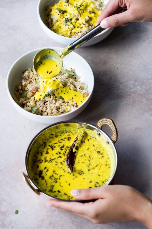 Kadhi with Jeera Rice – Memory Morsels